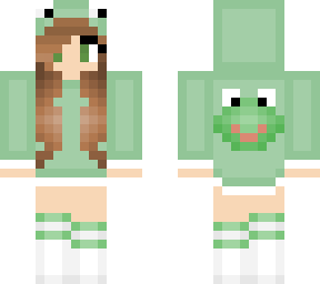 Frog Girl | Minecraft Skin