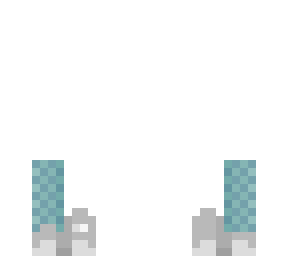 Pants & Shoe Base - Gray Shoes - Blue & Green dots | Minecraft Skin