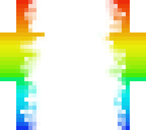 Rainbow fade improved | Minecraft Skin