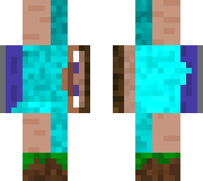 Sideways Steve | Minecraft Skin