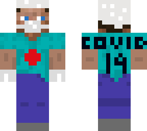 covid-19 steve | Minecraft Skin