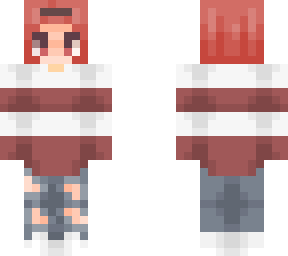 kiri hair up | Minecraft Skin