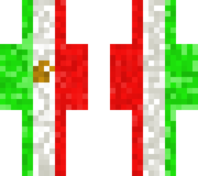 Mexican Flag remastered | Minecraft Skin