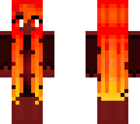 sonjamine-edit magma girl | Minecraft Skin