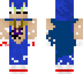 Tainted Sonic the Hedgehog | Minecraft Skin