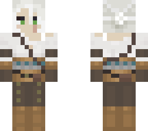 Ciri from The Witcher 2 | Minecraft Skin