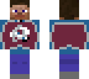 Colorado Avalanche Jersey | Minecraft Skin