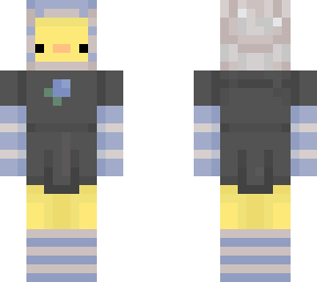 Egirl blue duck skin | Minecraft Skin