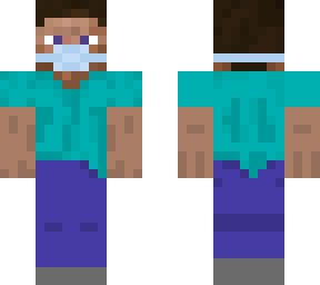 Face Mask Steve | Minecraft Skin