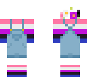 Genderfluid Outfit Base | Minecraft Skin