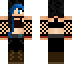Shaved Side Girl | Minecraft Skin