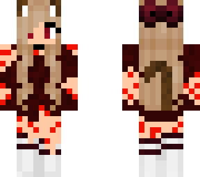 The infected girl ( not my skin | Minecraft Skin