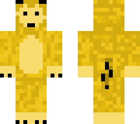 a yellow cat | Minecraft Skin