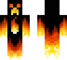 Fire Creeper | Minecraft Skin