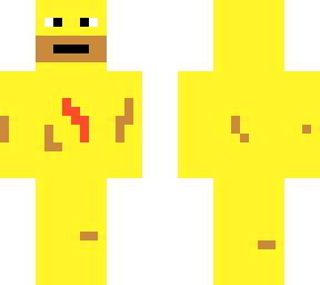 Kid flash ript suite | Minecraft Skin