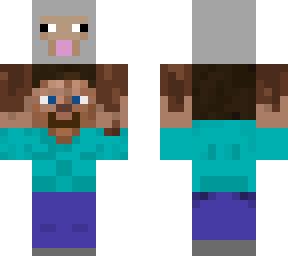 Steve holding Sheep | Minecraft Skin