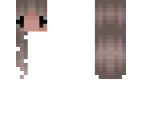 Cleora's Chibi skin - Brownish Gray Hair Base & Horns | Minecraft Skin