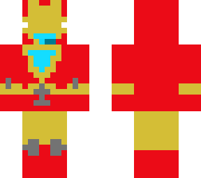 Derp Iron Man | Minecraft Skin