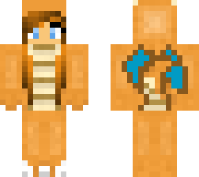 Girl Dragonite Skin | Minecraft Skin