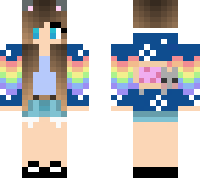 nyan cat girl | Minecraft Skins
