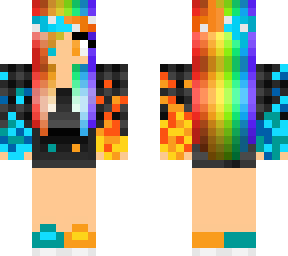 Fire And Water | Minecraft Skins