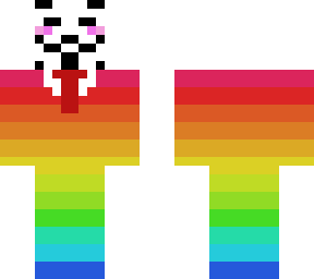 Rainbow Hacker | Minecraft Skin