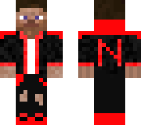 black and red | Minecraft Skins