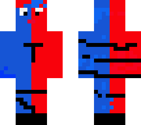 Red and Blue | Minecraft Skin