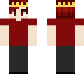 Red boy (crown) | Minecraft Skin