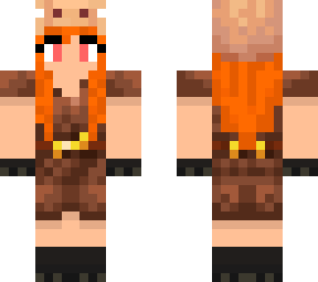 Piglin Girl | Minecraft Skin