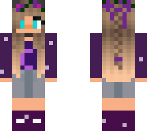 Purple Moon Girl (Original By Rachelcm05) | Minecraft Skin