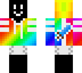 Rainbow Hoodie | Minecraft Skin