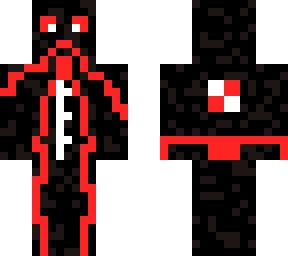 red/black power armor | Minecraft Skin