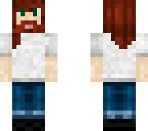 Tweaked Long-Hair Male | Minecraft Skin