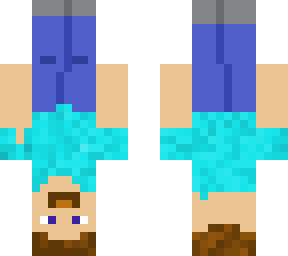 Upside down Steve | Minecraft Skin