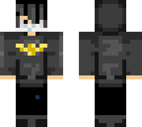batman black mask | Minecraft Skins