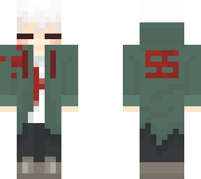 nagito komaeda | Minecraft Skin