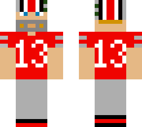 Ohio State Football Player | Minecraft Skin