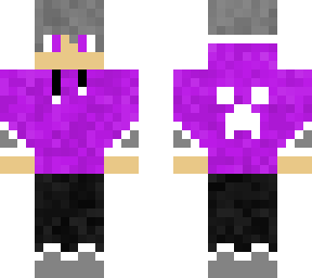 Purple Creeper | Minecraft Skin