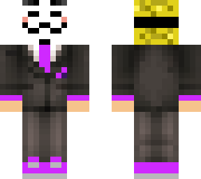 Purple Hacker | Minecraft Skin