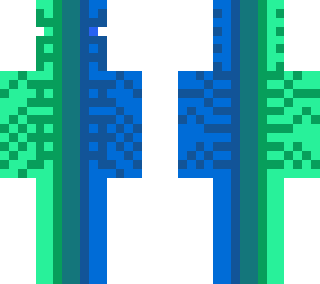 the blue green | Minecraft Skin