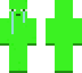 green crying | Minecraft Skin