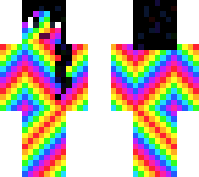 Rainbow skin | Minecraft Skin