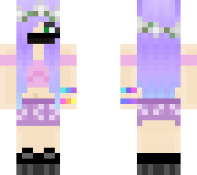 rave girl | Minecraft Skin