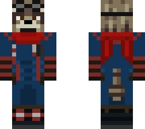 rocket raccoon | Minecraft Skins