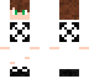 skin trasparente off-white | Minecraft Skin