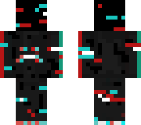 black glitch | Minecraft Skin