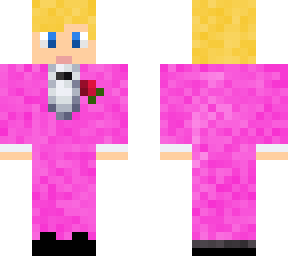 Pink suit skin | Minecraft Skin
