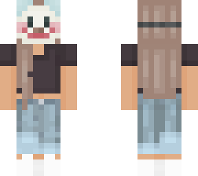 Clown Mask Girl | Minecraft Skin