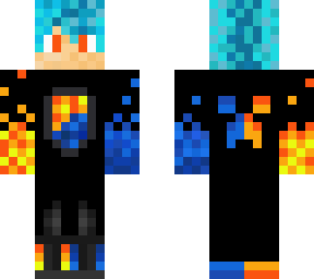 Fire And Ice | Minecraft Skin